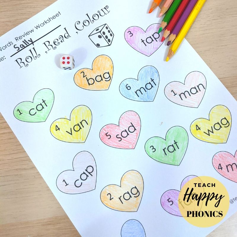 CVC Words Printable – Teach Happy Kids