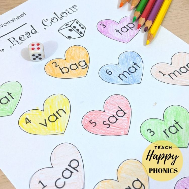 CVC Words Printable – Teach Happy Kids