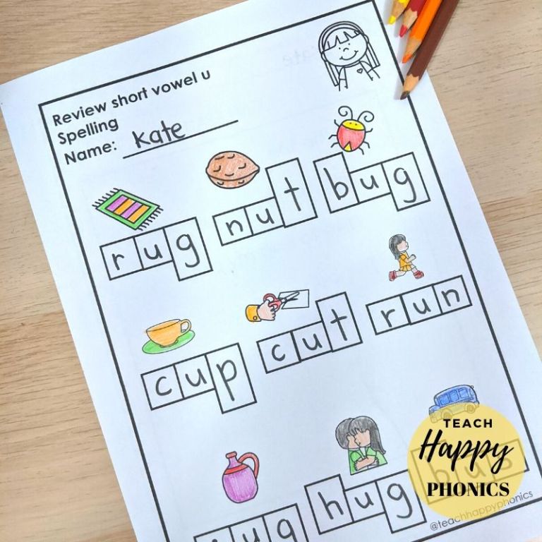 CVC Words Review Bundle – Teach Happy Kids